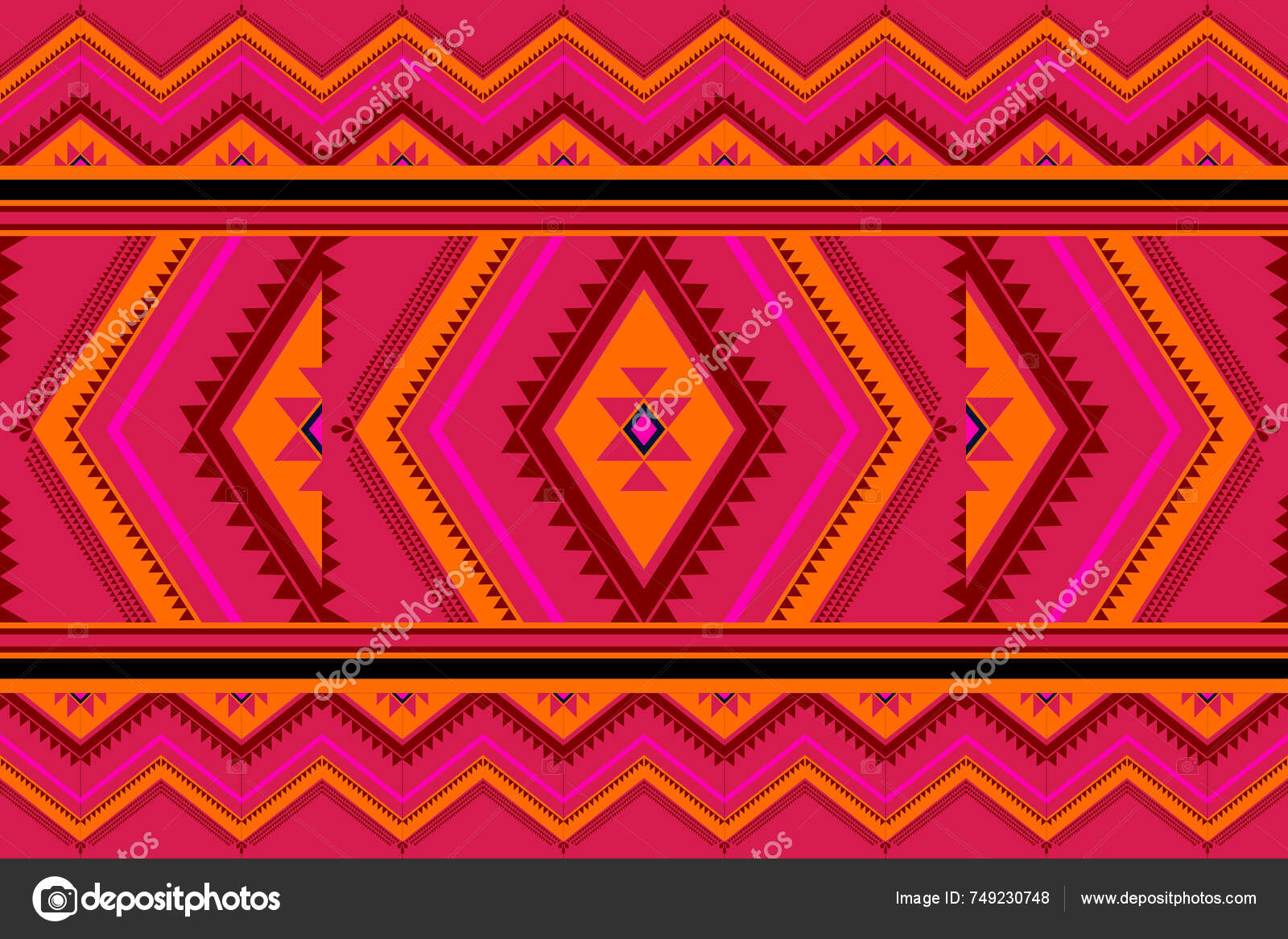 Geometric Ethnic Pattern Geometric Ethnic Pattern Native American ...