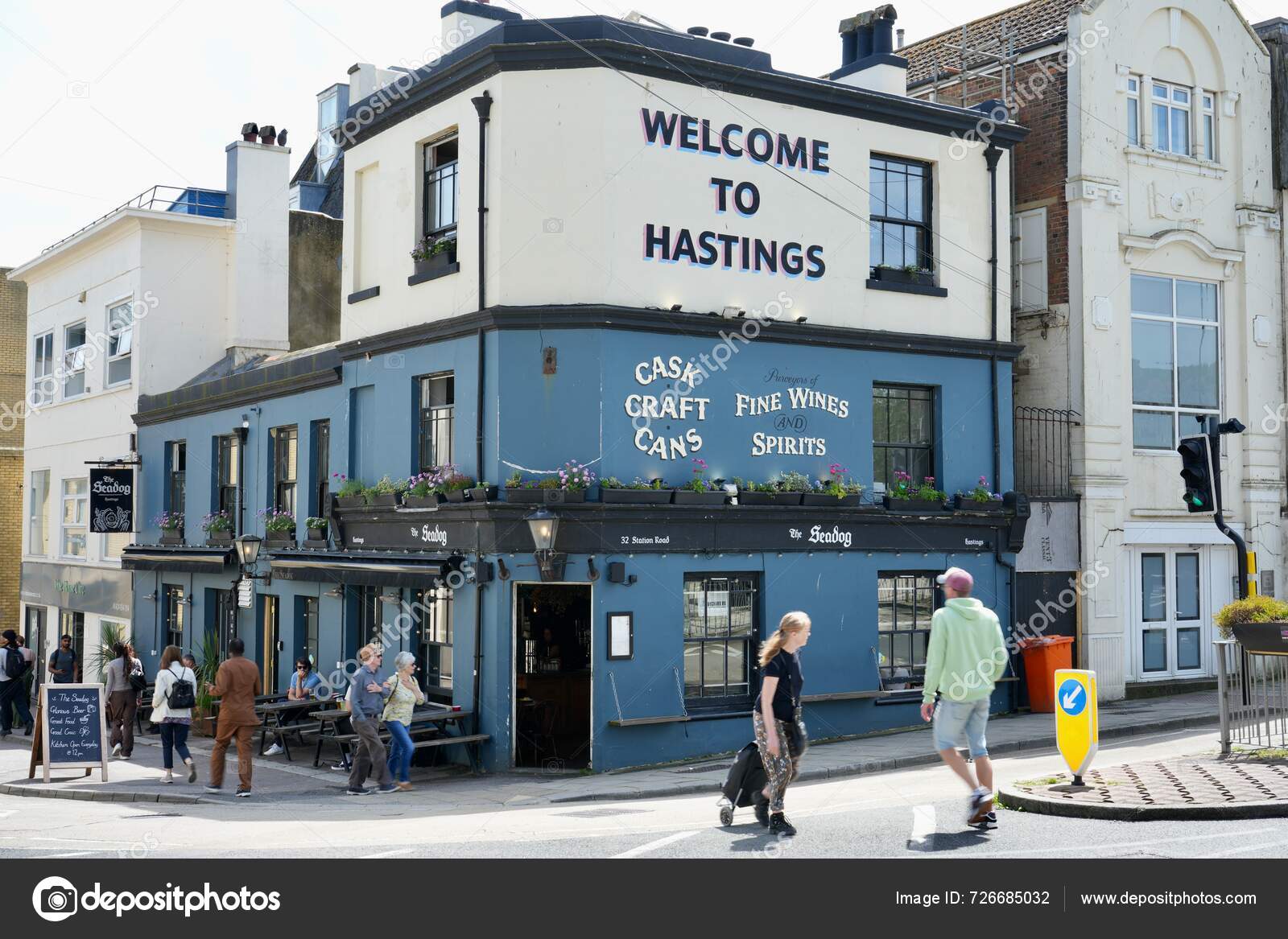 Seadog Traditional British Seaside Pub Hastings East Sussex May 2024 ...