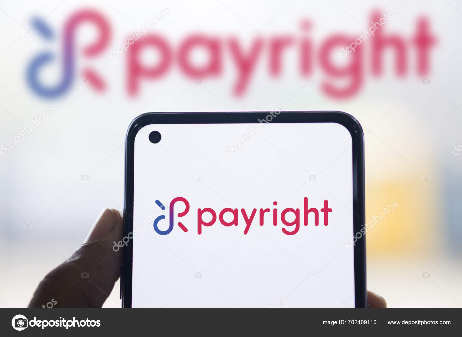 Dacca Bangladesh Février 2024 Logo Payright Est Affiché Sur Smartphone ...