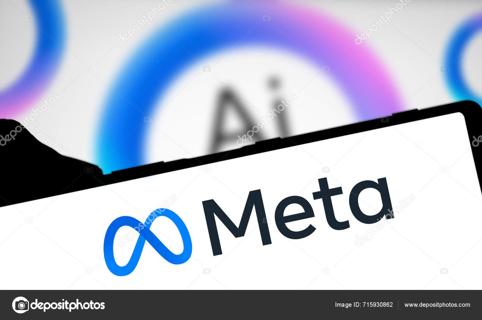 Dhaka Bangladesh April 2024 Meta Logo Displayed Smartphone Meta Introduced — Stock Editorial ...