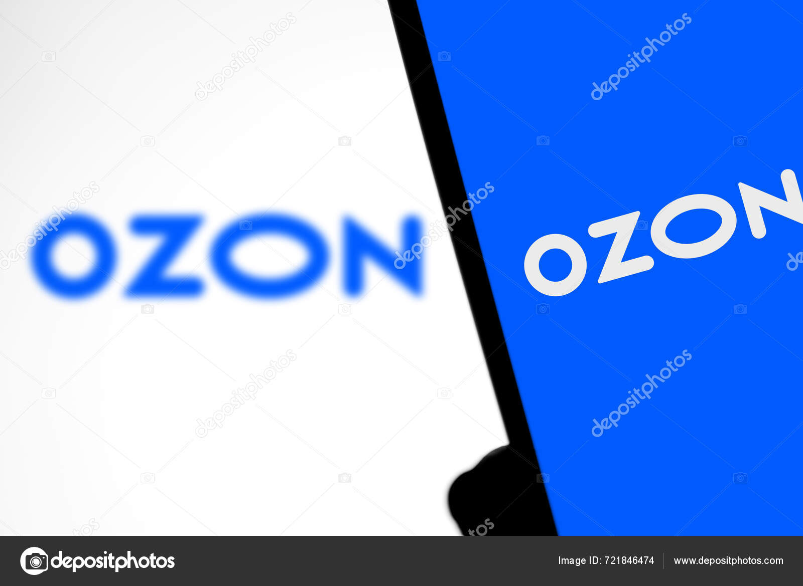 Dhaka May 2024 Ozon Logo Displayed Smartphone Ozon Russian Commerce ...