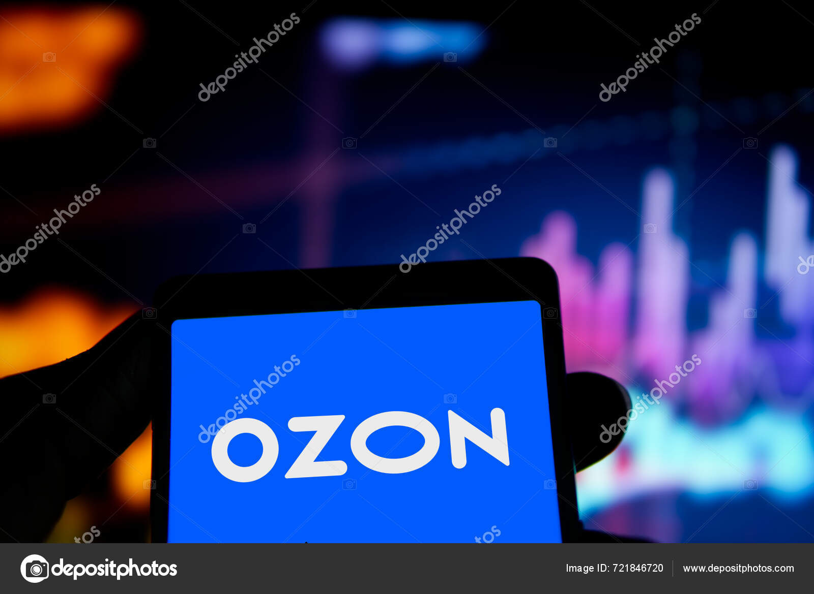 Dhaka May 2024 Ozon Logo Displayed Smartphone Ozon Russian Commerce — Stock Editorial Photo ...