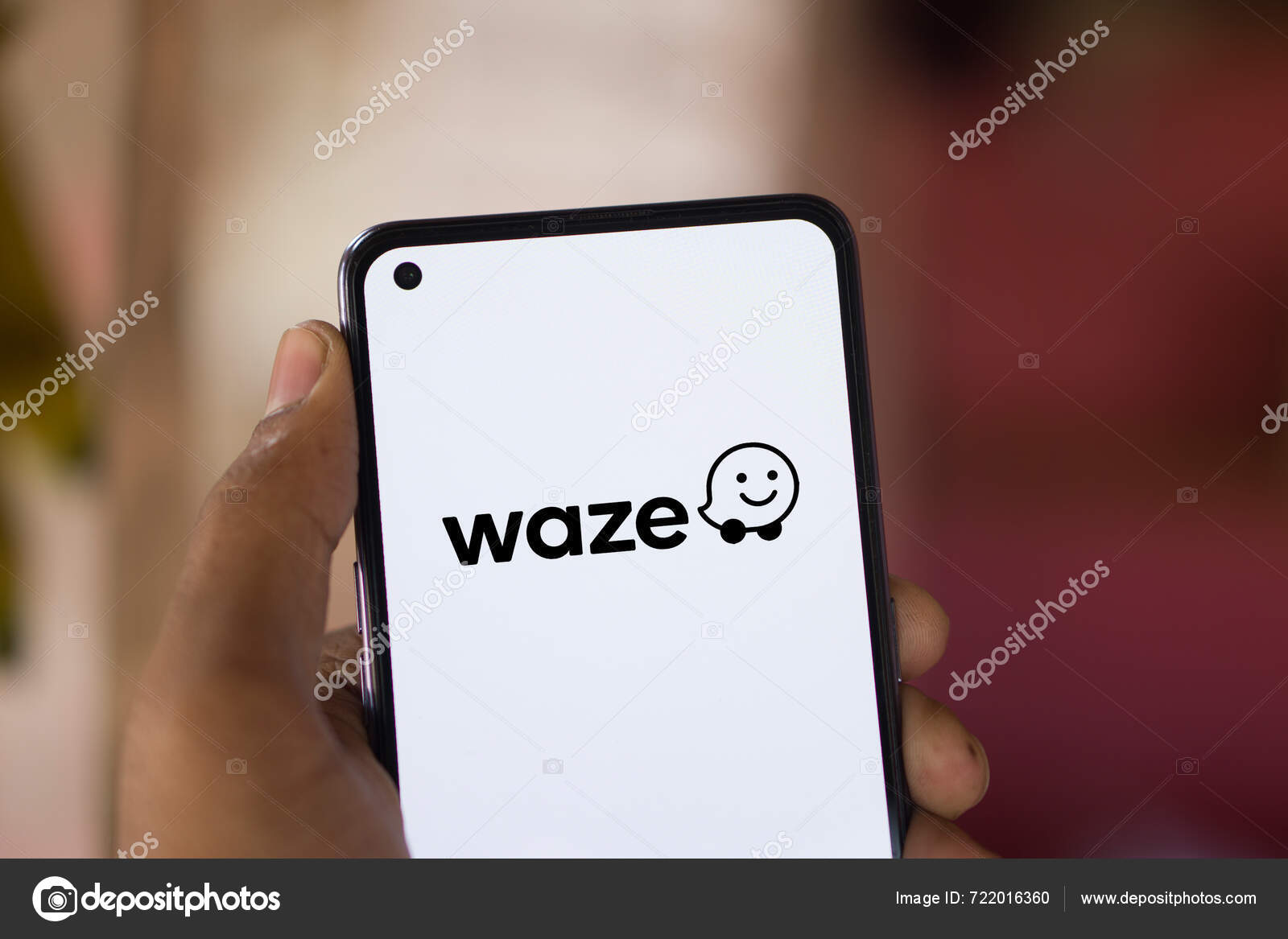 Dhaka Bangladesh May 2024 Waze Logo Displayed Smartphone — Stock ...