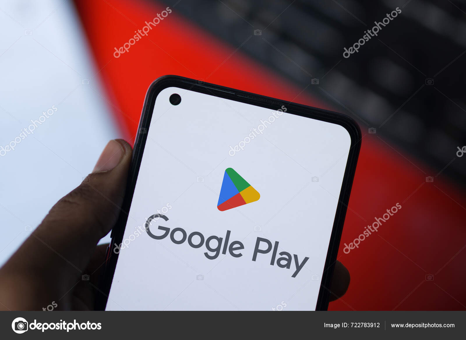 Dhaka Bangladesh May 2024 Google Play Store Logo Displayed Smartphone — Stock Editorial Photo ...