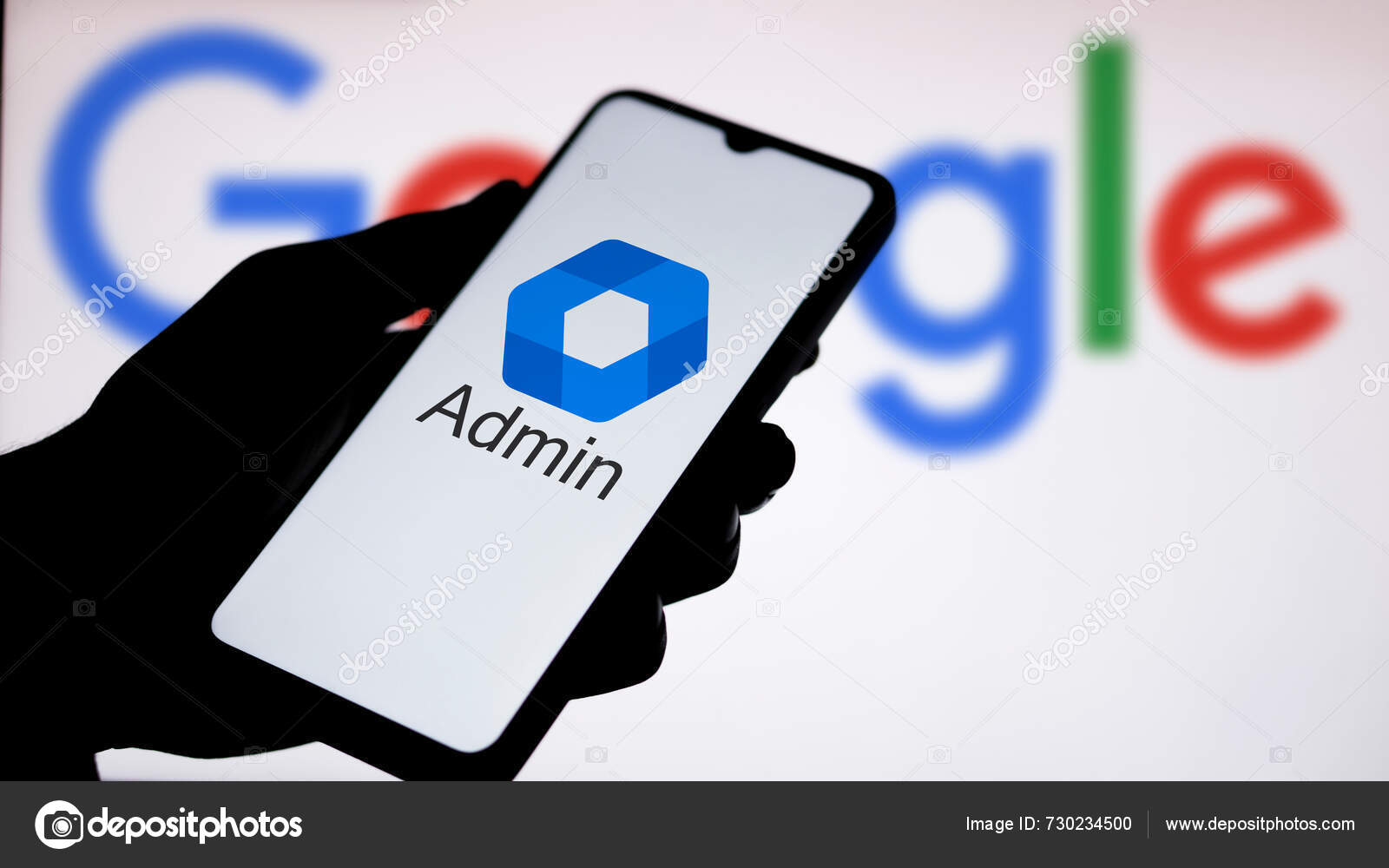 Dhaka Bangladesh July 2024 Google Admin Logo Displayed Smartphone ...