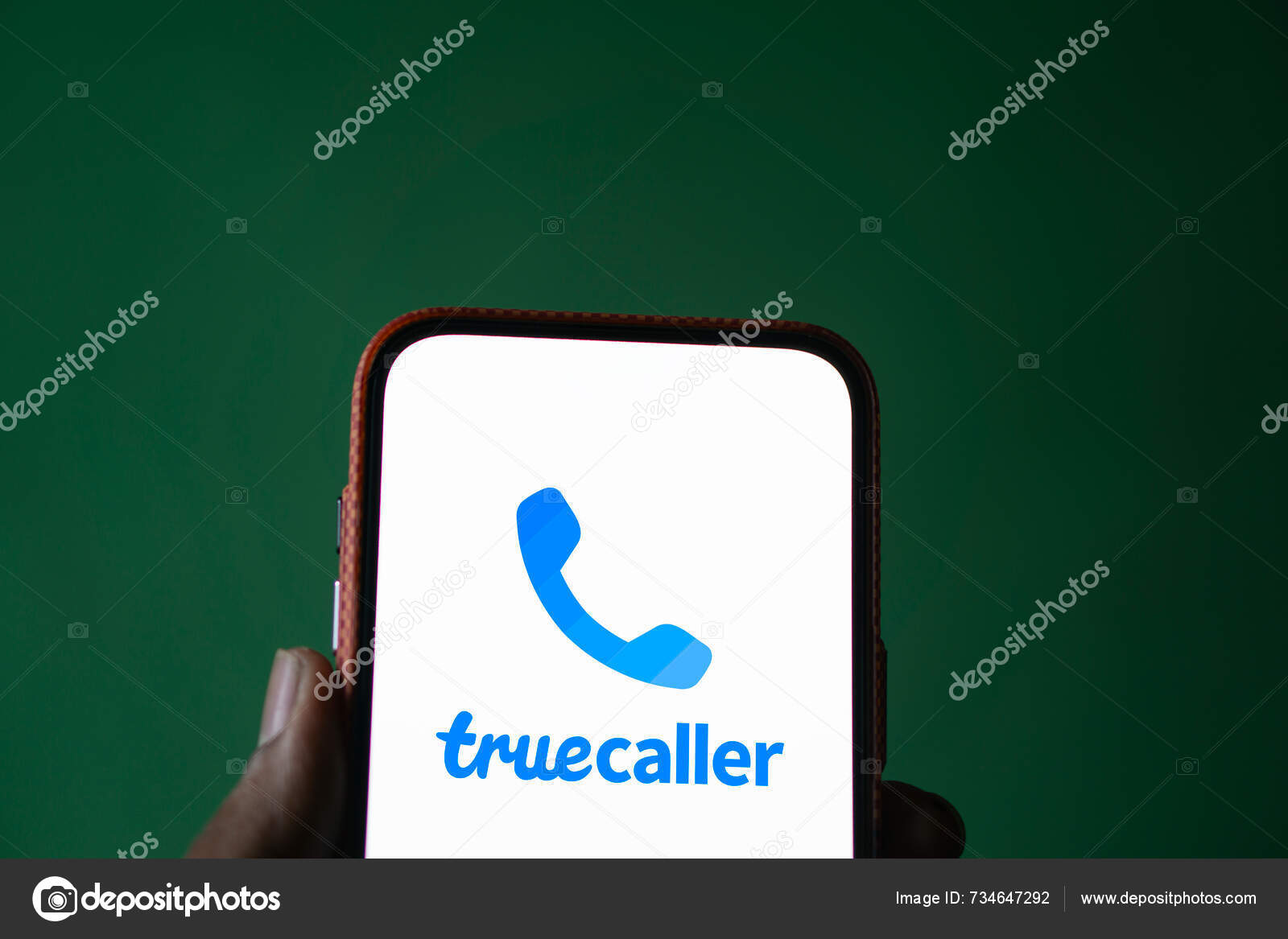 Dhaka Bangladesh July 2024 Truecaller Logo Displayed Smartphone ...