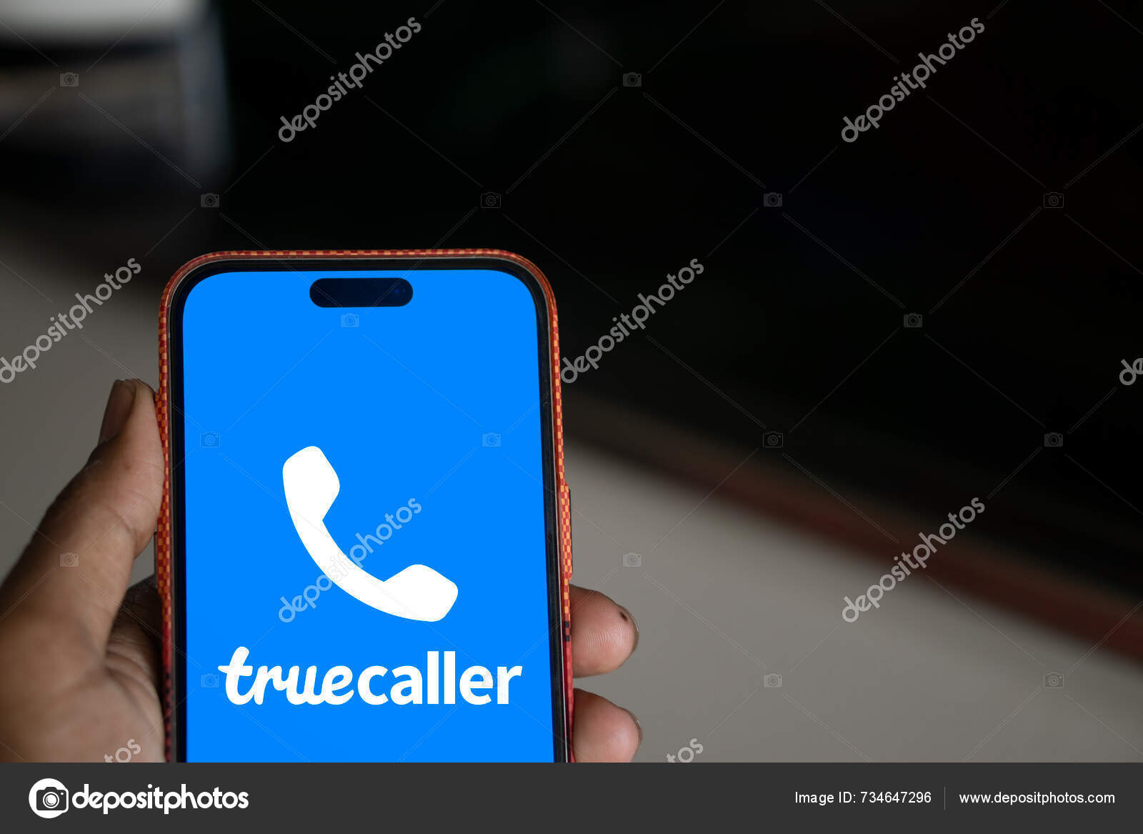 Dhaka Bangladesh July 2024 Truecaller Logo Displayed Smartphone ...