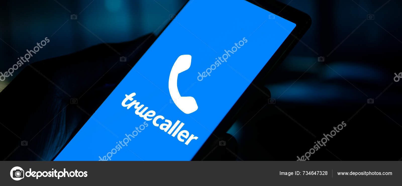 Dhaka Bangladesh July 2024 Truecaller Logo Displayed Smartphone ...