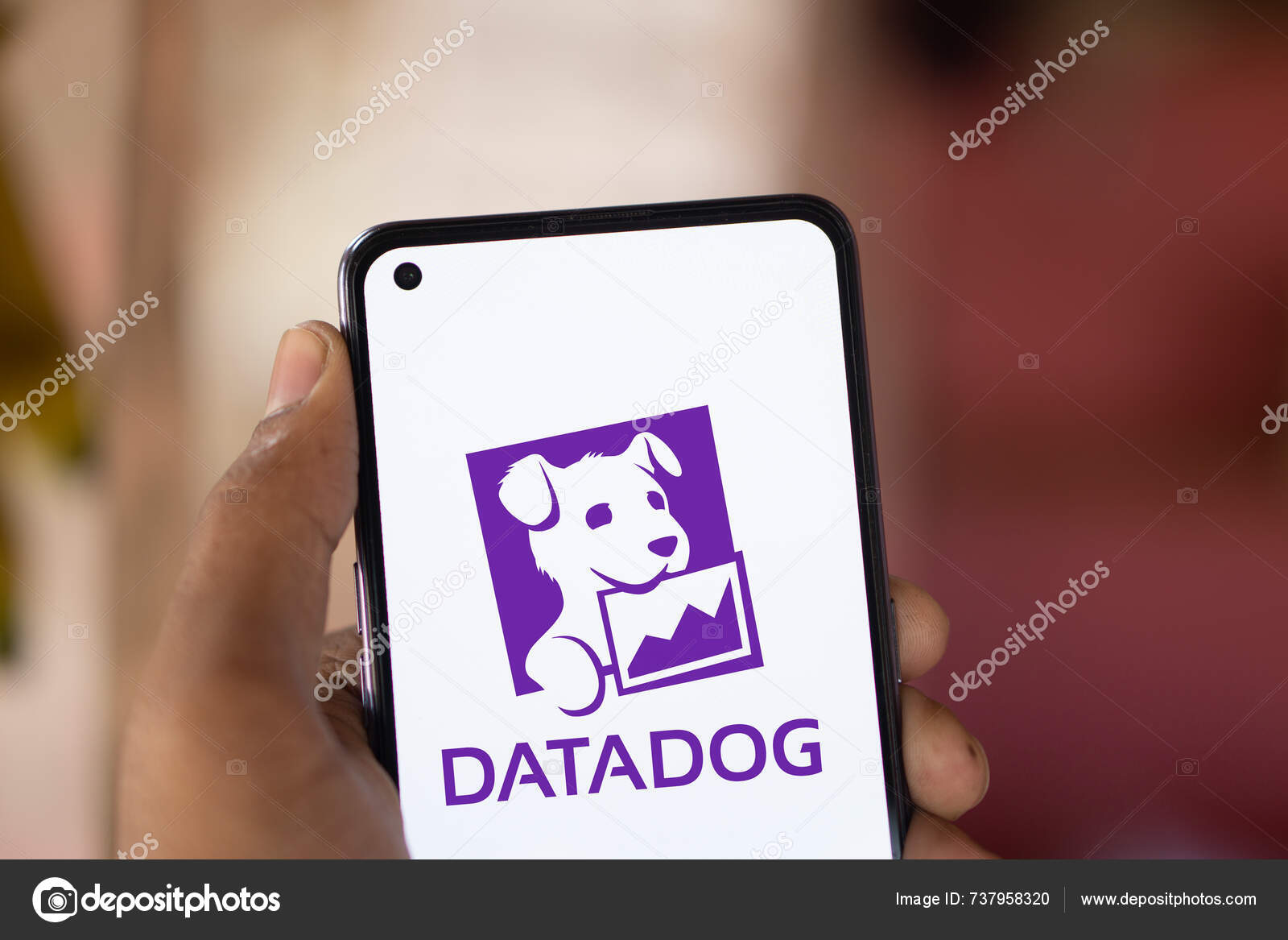Dhaka Bangladesh Aug 2024 Datadog Logo Displayed Smartphone Datadog ...