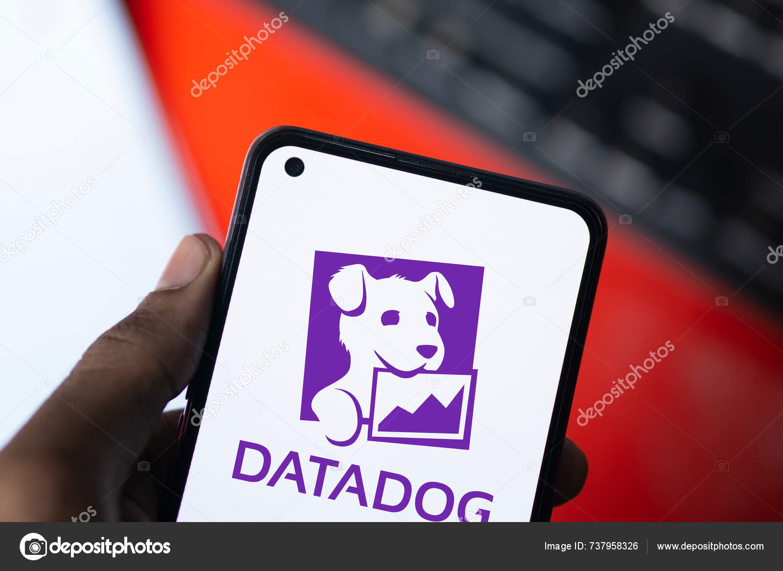 Dhaka Bangladesh Aug 2024 Datadog Logo Displayed Smartphone Datadog Saas — Stock Editorial Photo ...