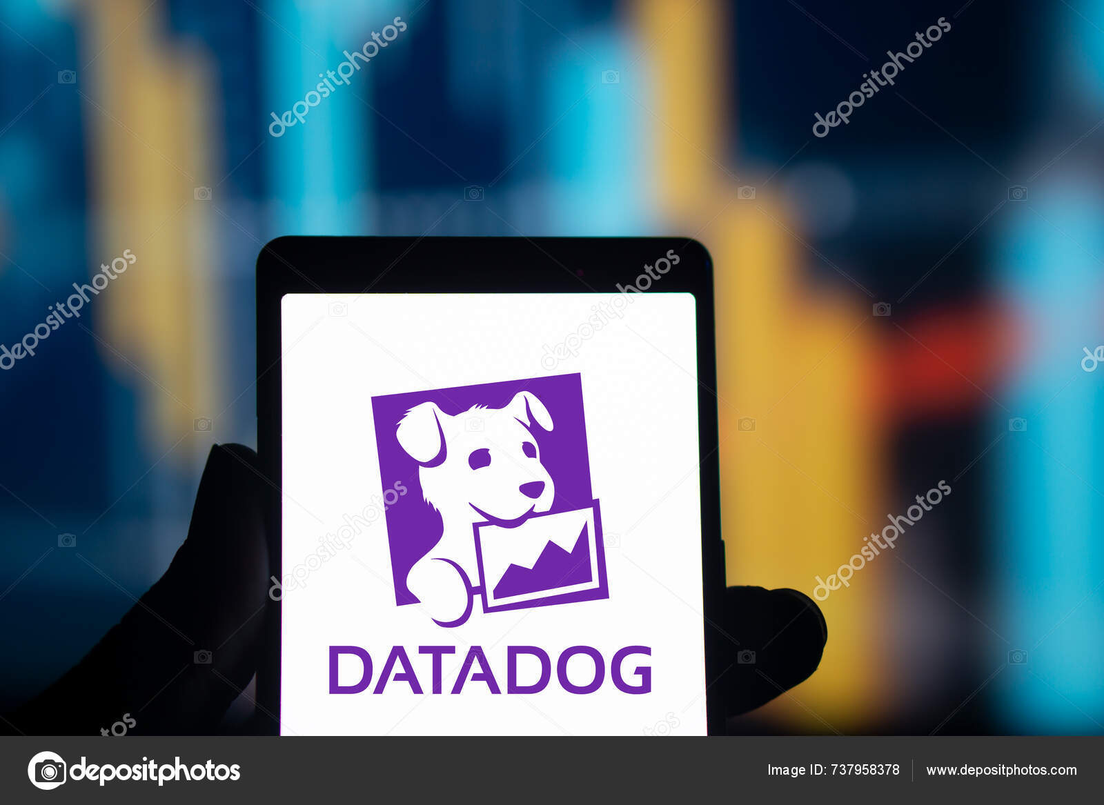 Dhaka Bangladesh Aug 2024 Datadog Logo Displayed Smartphone Datadog ...