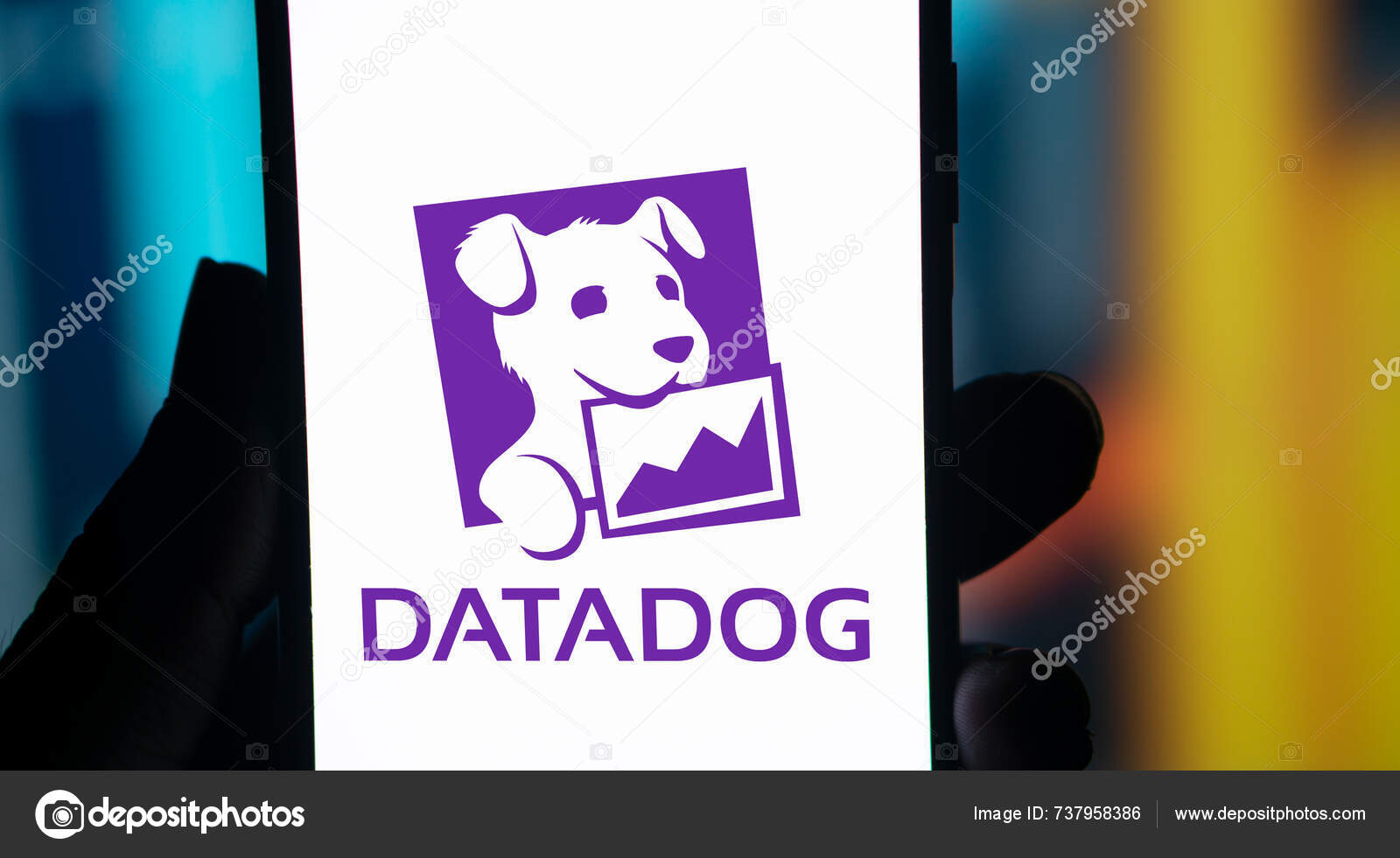 Dhaka Bangladesh Aug 2024 Datadog Logo Displayed Smartphone Datadog Saas — Stock Editorial Photo ...