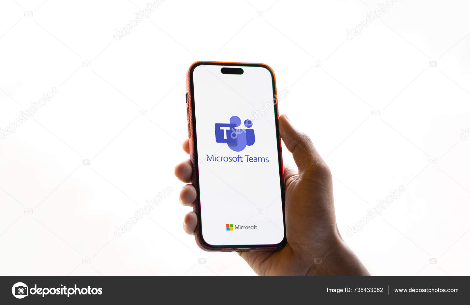 Dhaka Bangladesh Aug 2024 Microsoft Teams Logo Displayed Smartphone ...