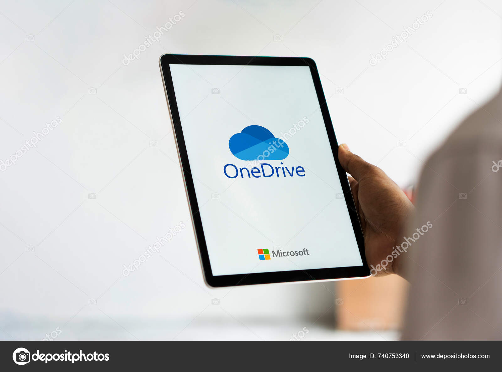 Dhaka Bangladesh Aug 2024 Microsoft Onedrive Logo Displayed Ipad ...