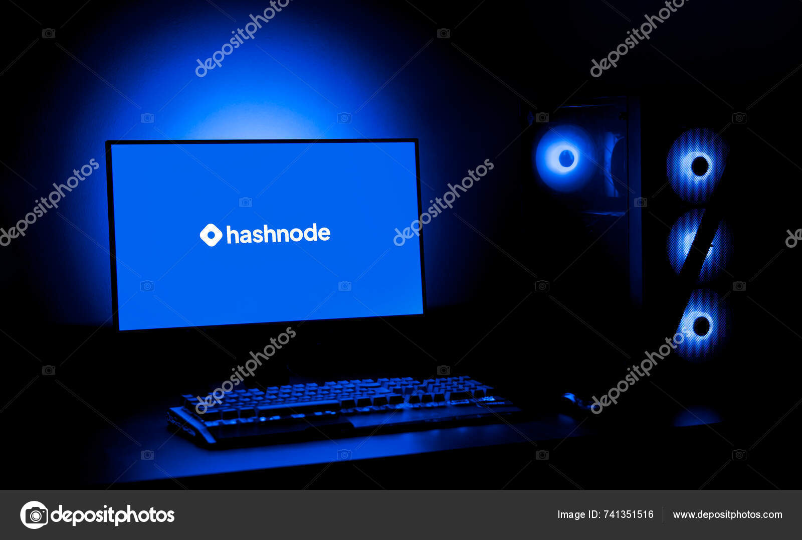 Dhaka Bangladesh Aug 2024 Hashnode Logo Displayed Computer Hashnode ...