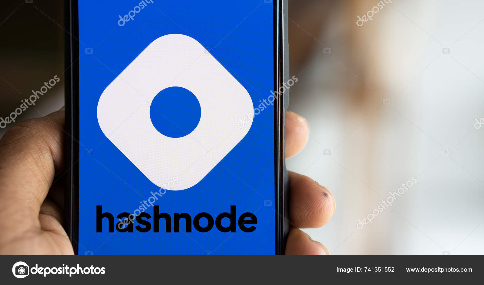 Dhaka Bangladesh Aug 2024 Hashnode Logo Displayed Smartphone Hashnode ...