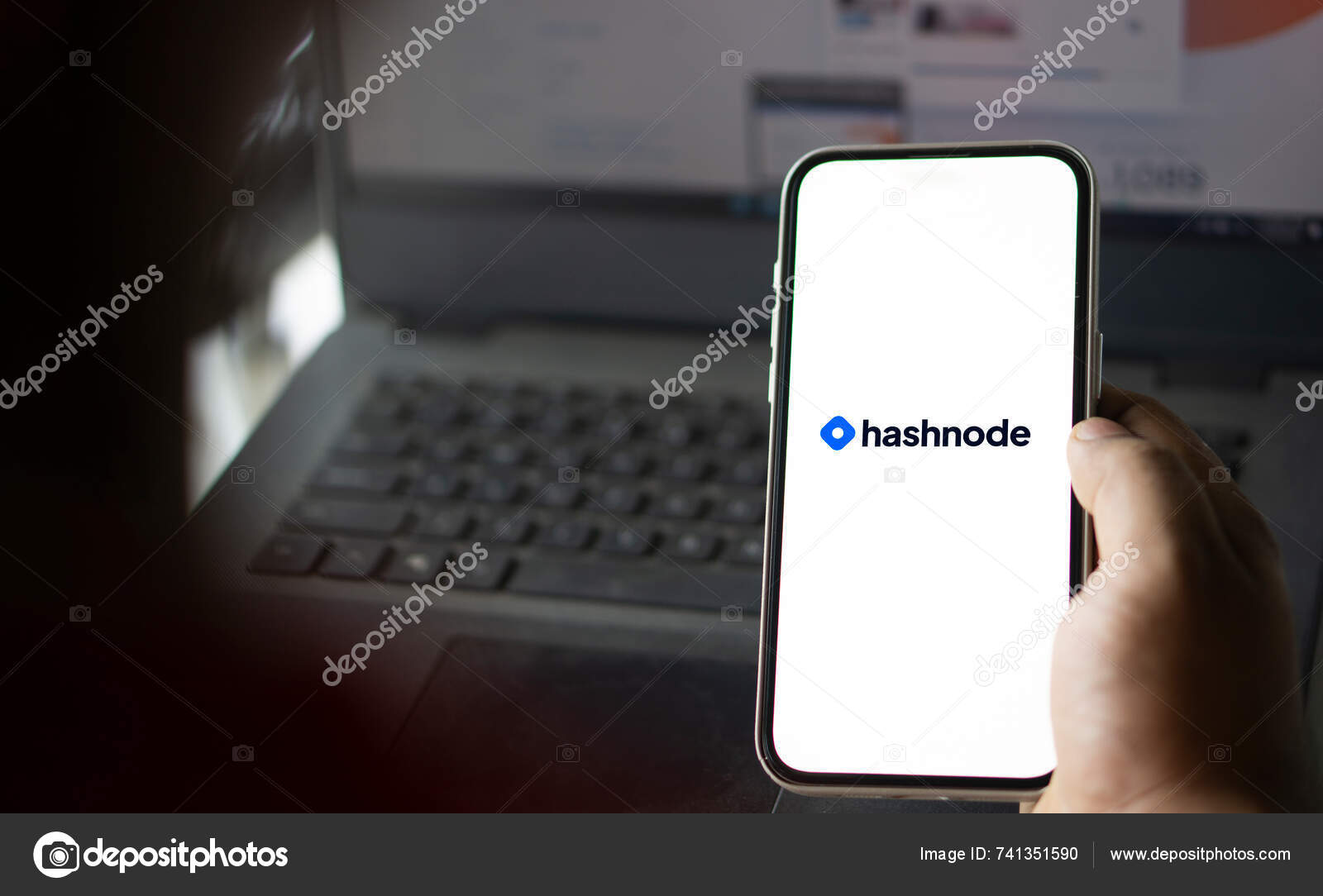 Dhaka Bangladesh Aug 2024 Hashnode Logo Displayed Smartphone Hashnode ...