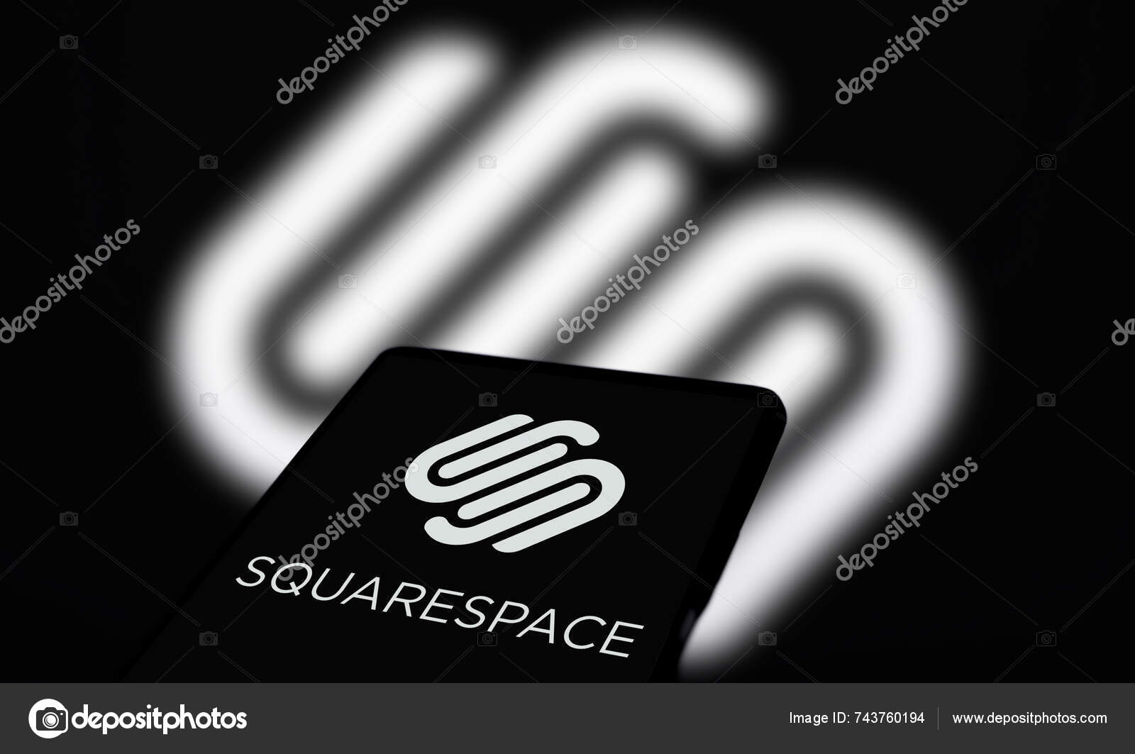 Dhaka Bangladesh Sep 2024 Squarespace Logo Displayed Smartphone Squarespace American — Stock ...