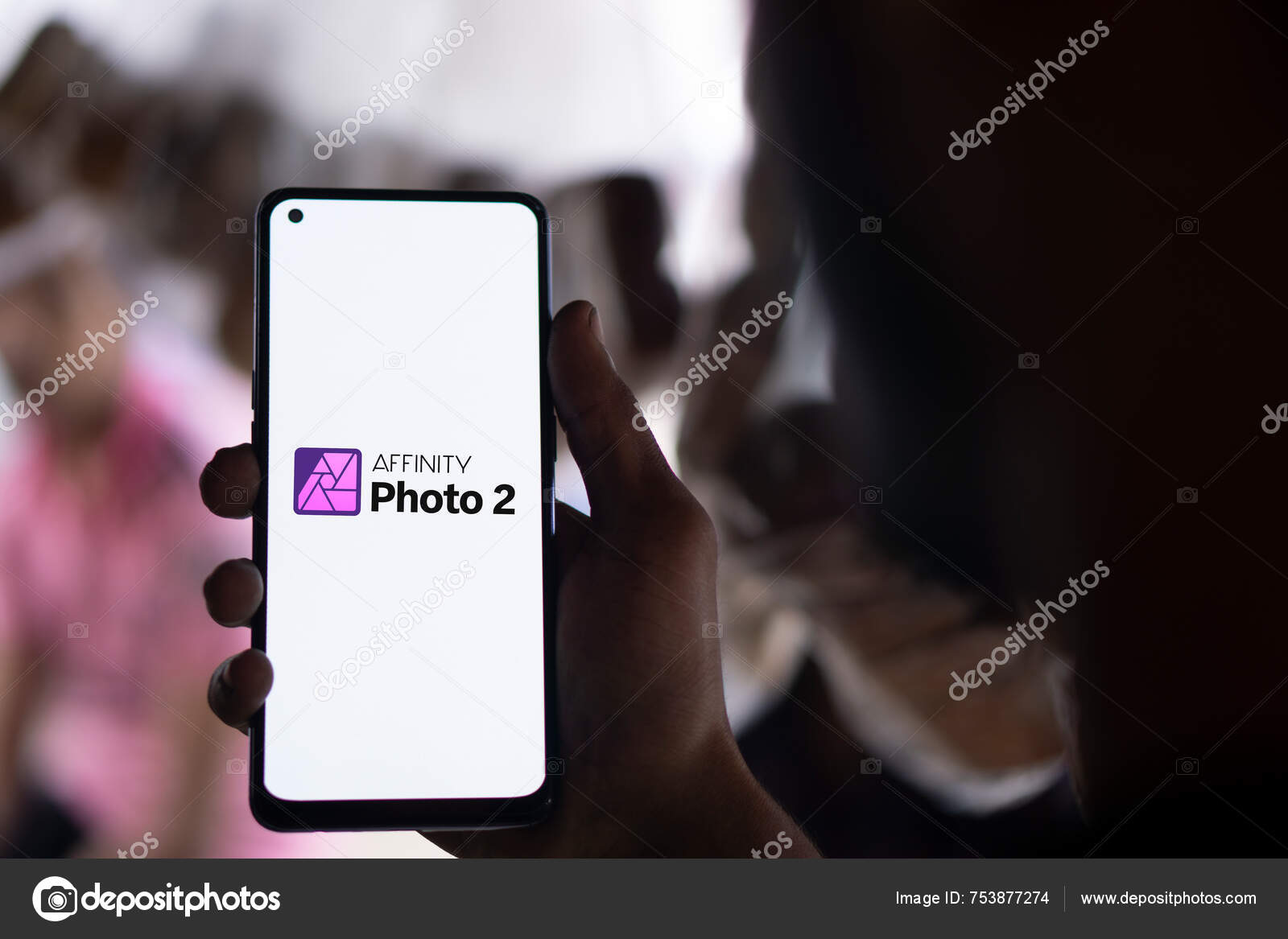 Dhaka Bangladesh Oct 2024 Affinity Photo Logo Displayed Smartphone ...