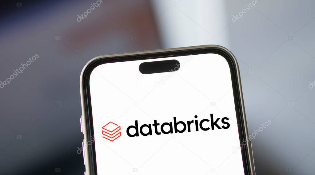 Dhaka, Bangladesh- 21 Dic 2024: Databricks logo se muestra en el teléfono inteligente ...