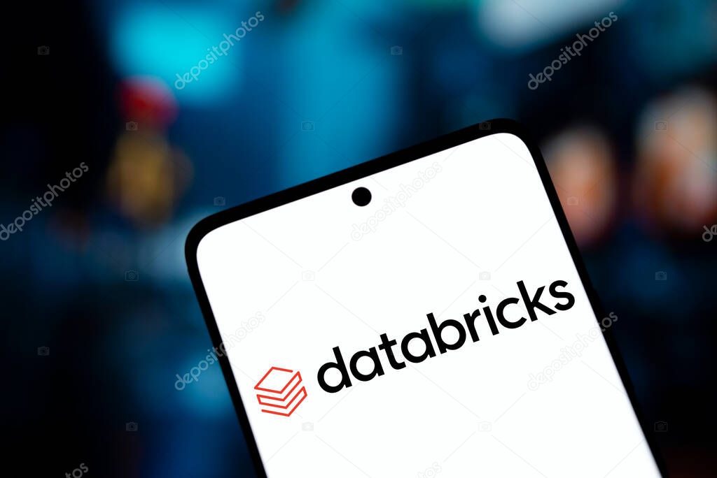 Dhaka, Bangladesh- 21 Dic 2024: Databricks logo se muestra en el teléfono inteligente ...