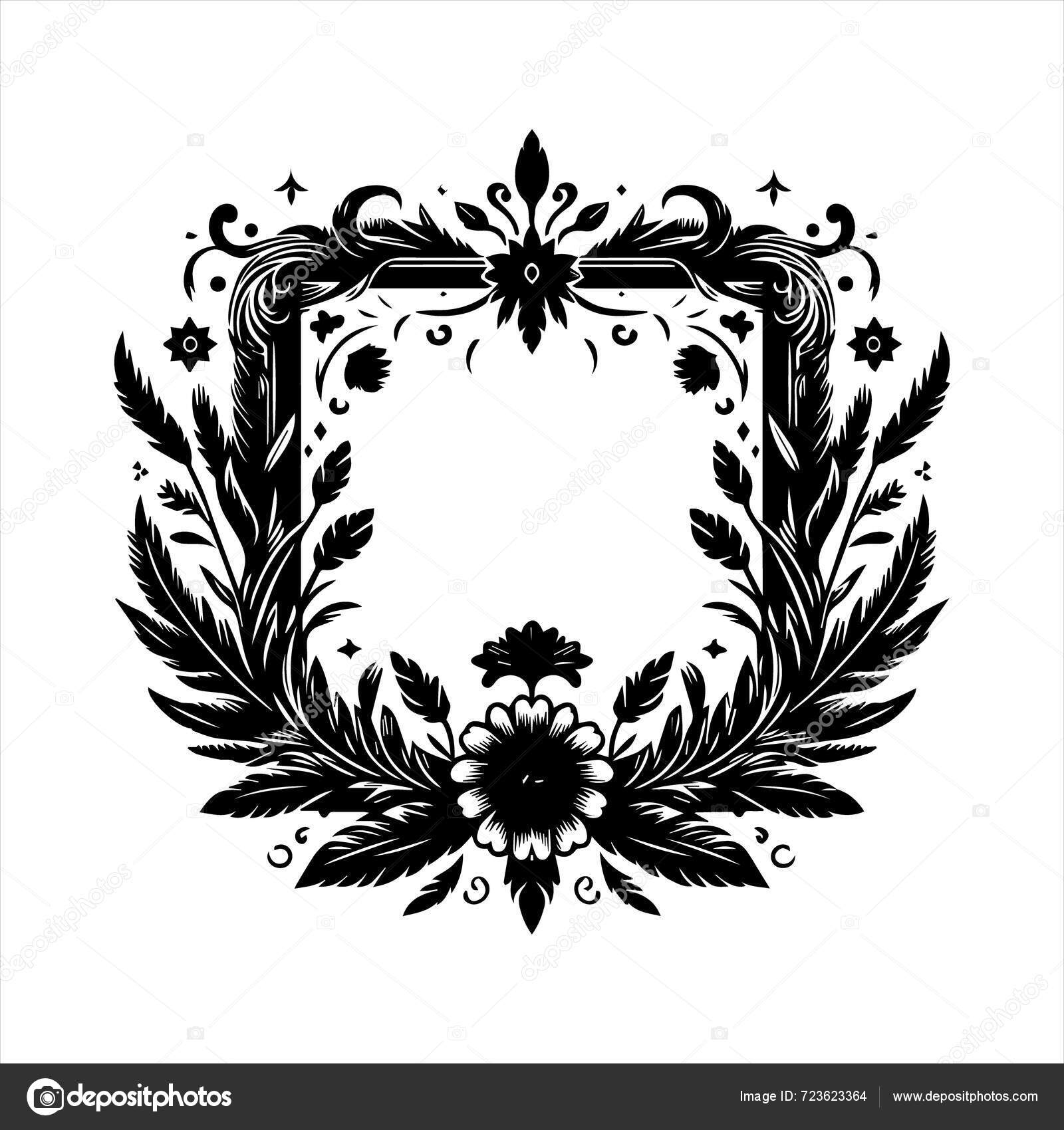 Alpona Frame Designs Images Stock Photos Objects Vectors Free — Stock ...