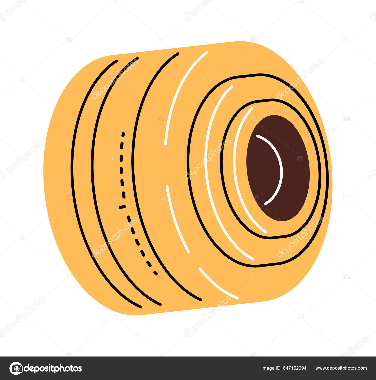 Camera Zoom Lens Vector Illustration Stock Vector by ©Lookz 647152694