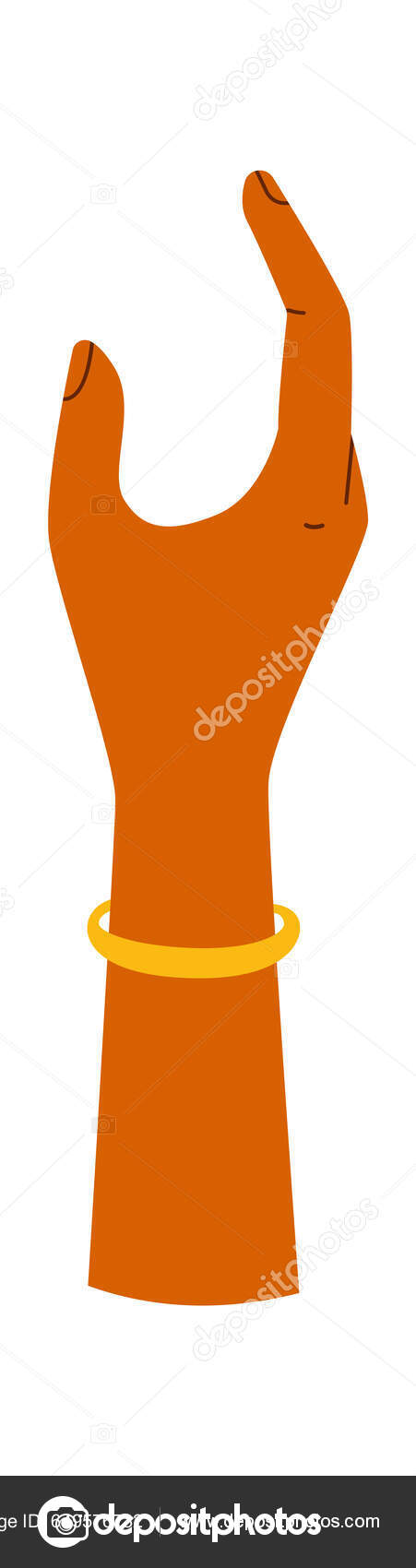 Hand Bracelet Vector Illustration Stock Vector by ©Lookz 649576732