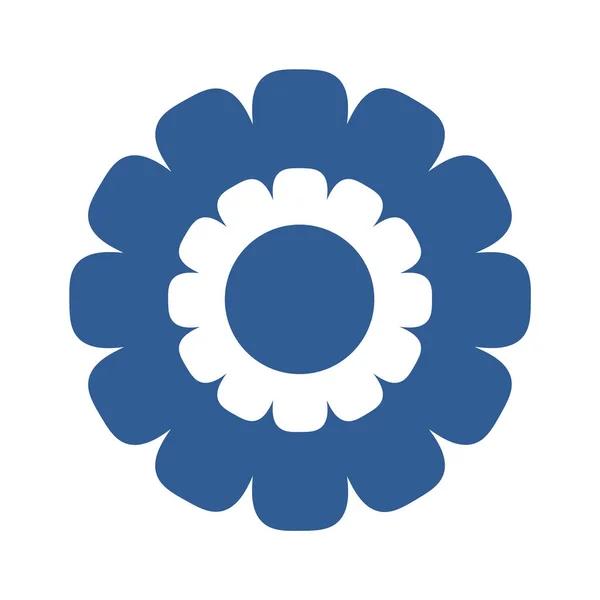 Figura Flor Redonda Vector Ilustración Vector de stock #651874804 de ©Lookz