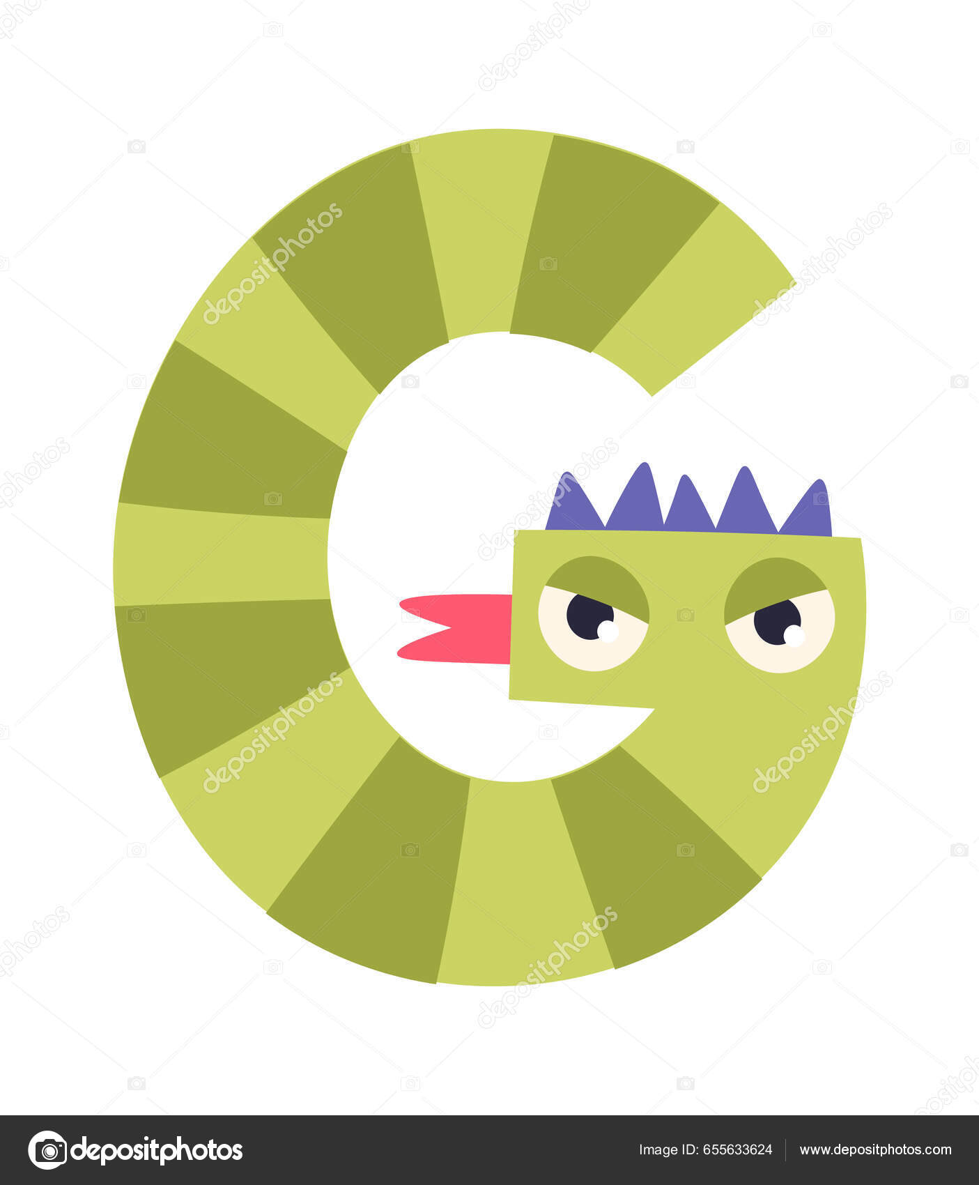 Monster Alphabet Letter Vector Illustration Stock Vector by ©Lookz ...