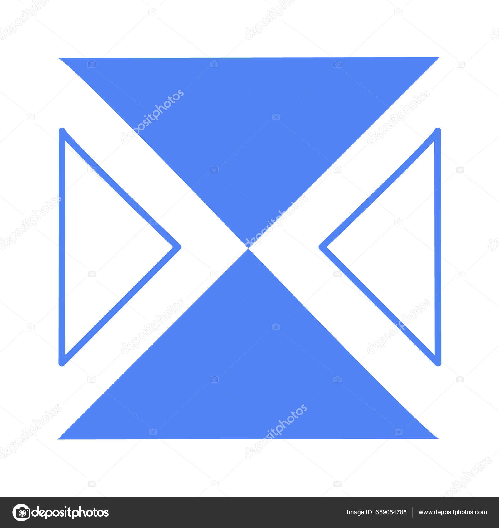 Modern Futuristic Figure Vector Illustration Stock Vector by ©Lookz ...