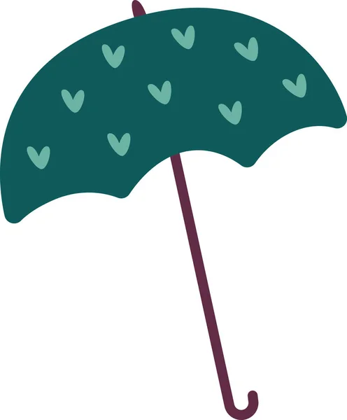 Umbrella Hearts Vector Illustration Stock Vector By ©lookz 661680452