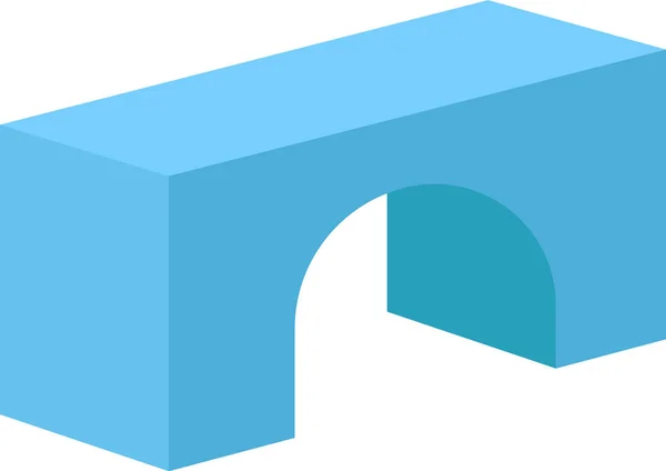 Arch Block Toy Vector Illustration Stock Vector by ©Lookz 669961302