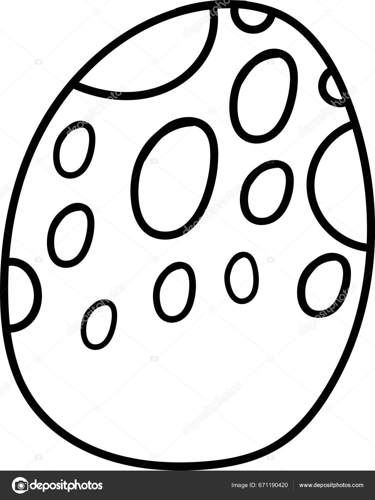 Dinosaur Egg Clipart Black And White