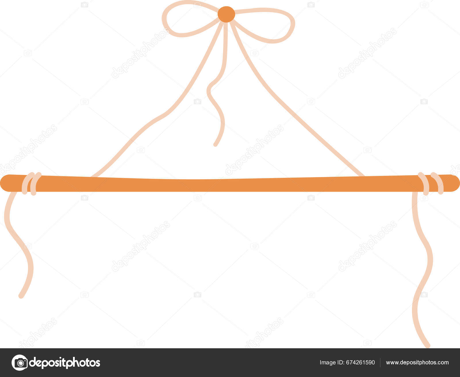 Pendant Thread Vector Illustration Stock Vector by ©Lookz 674261590
