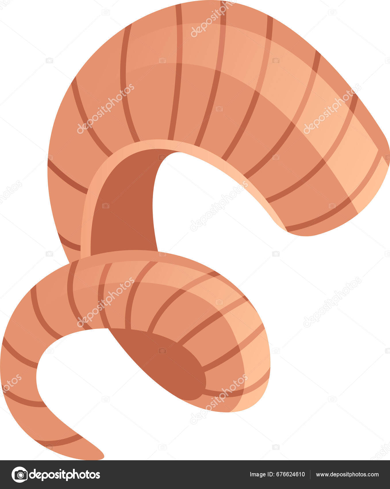 Sheep Animal Horn Vector Illustration Stock Vector by ©Lookz 676624610