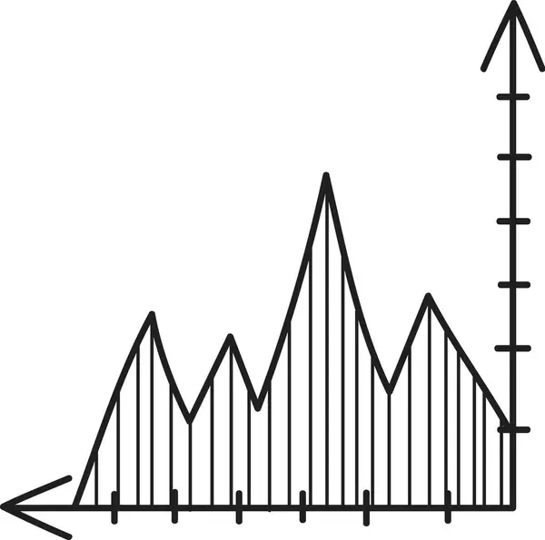 Gráfico Lineal Doodle Vector Ilustración Vector de stock por ©Lookz ...
