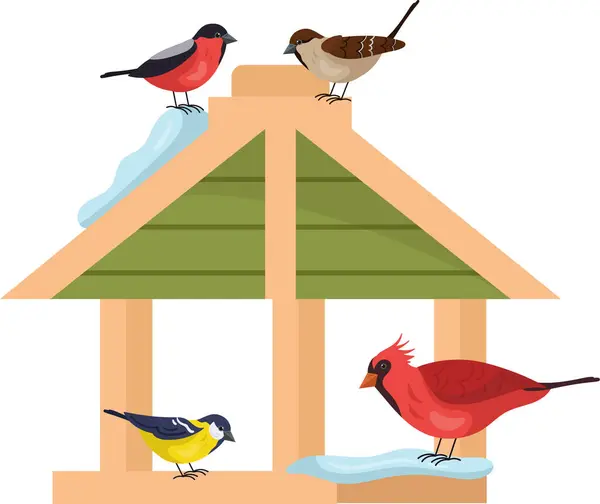 Mesas de aves imágenes de stock de arte vectorial | Depositphotos