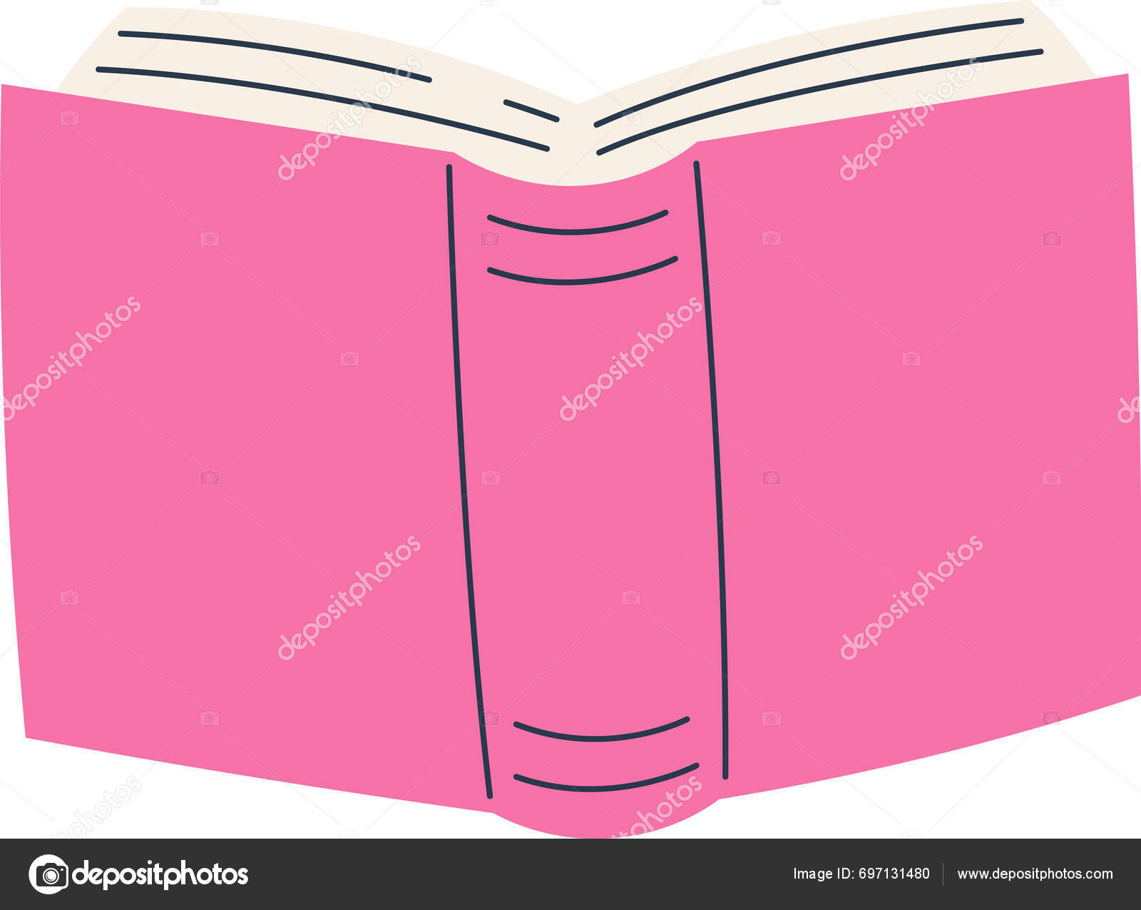 Libro Abierto Literatura Vector Ilustración Vector de stock por ©Lookz ...