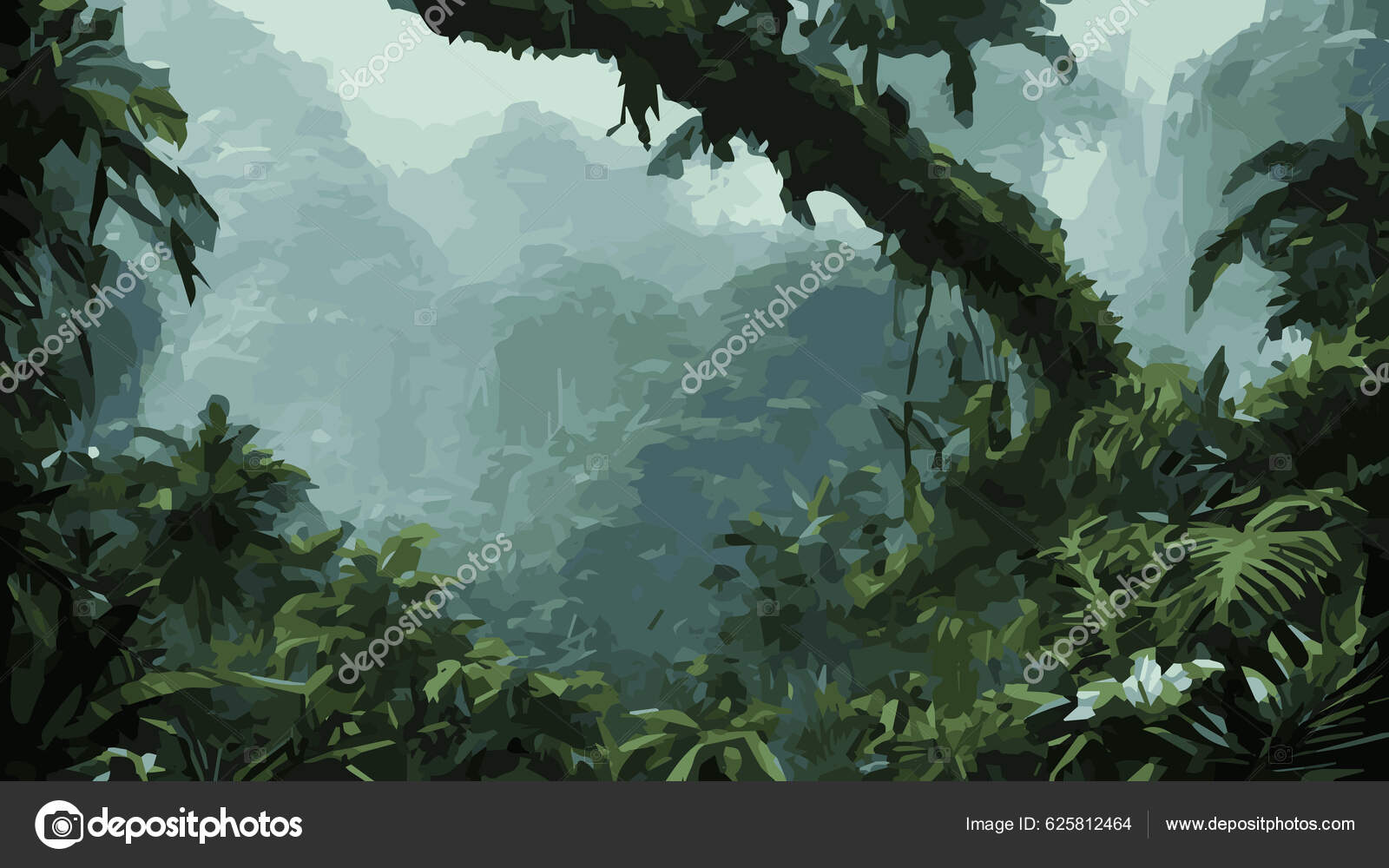 Amazon Rainforest Background Animated