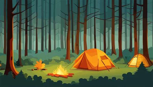 Camp forest Stock Photos, Royalty Free Camp forest Images | Depositphotos