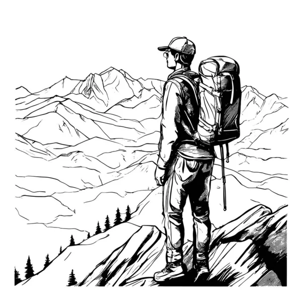 100,000 Hiker at mountain Vector Images | Depositphotos