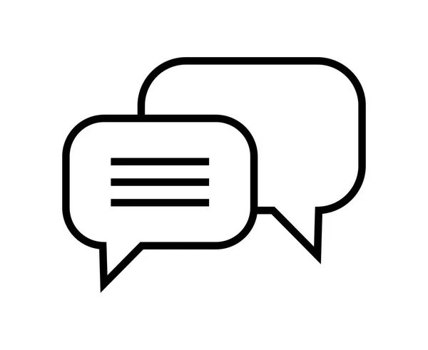 Chat Icon White Background Stock Vector by ©robert6666 632836546