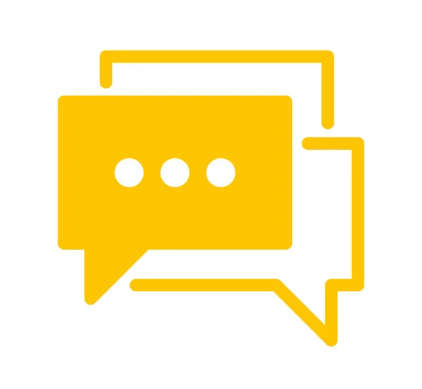 Chat Icon White Background Stock Vector by ©robert6666 632854684