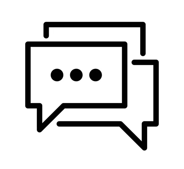 Chat Icon White Background Stock Vector by ©robert6666 632836546