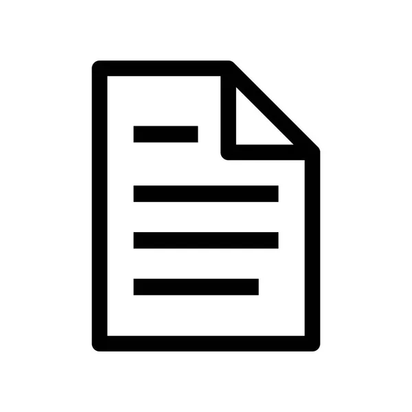 Document Icon White Background Stock Vector by ©robert6666 627738472