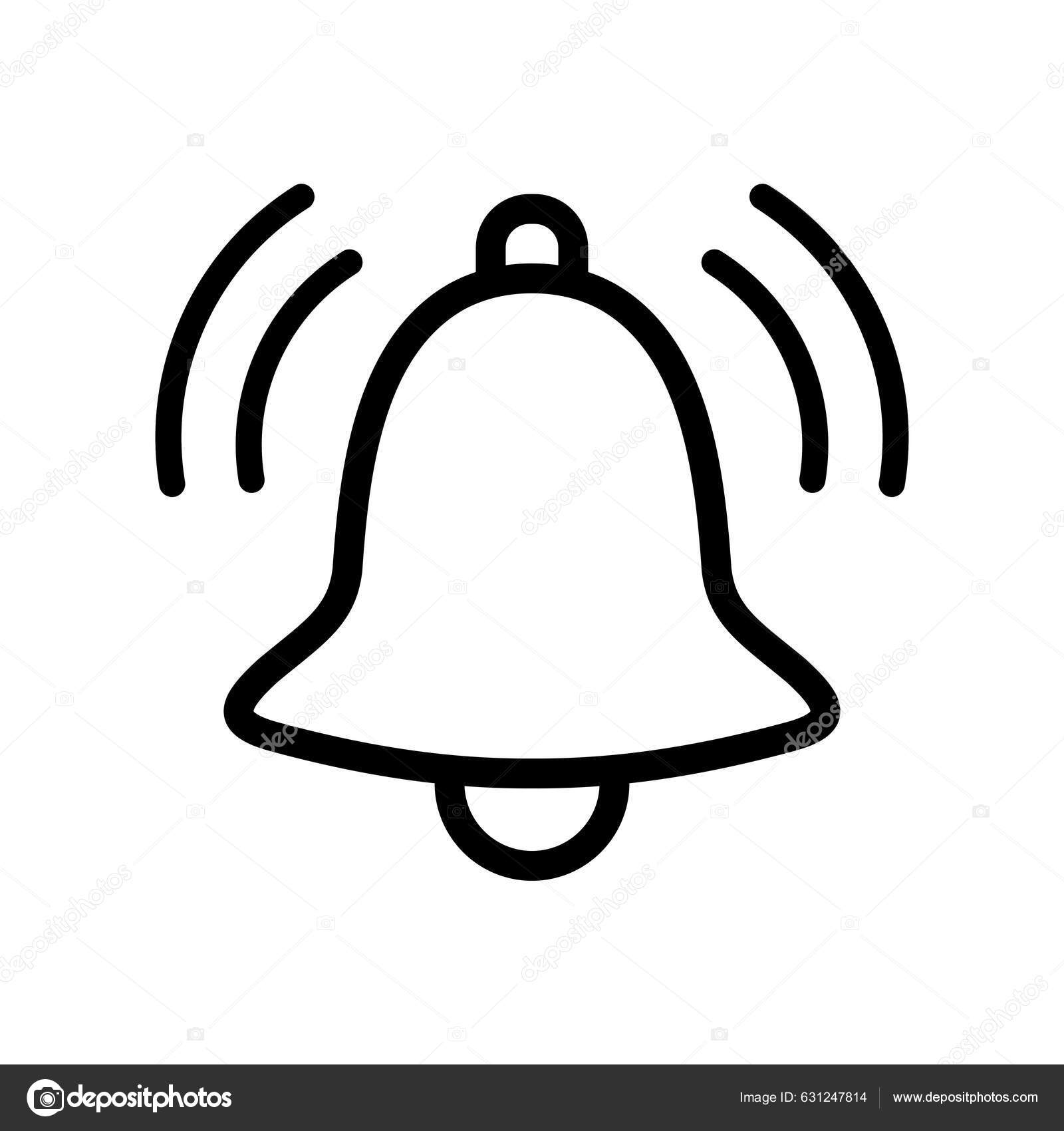 Image vectorielle Icône Cloche Sur Fond Blanc par ©robert6666 - 631247814