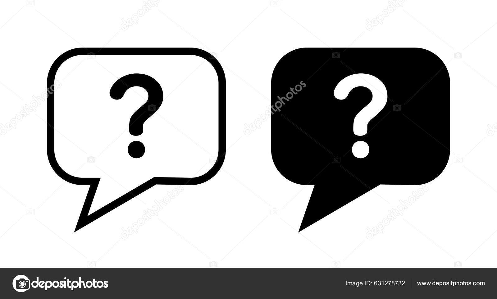 Chat Icon Question Mark Stock Vector Image by ©robert6666 #631278732 Chat Icon Question Mark Stock Vector Image by ©robert6666 #631278732