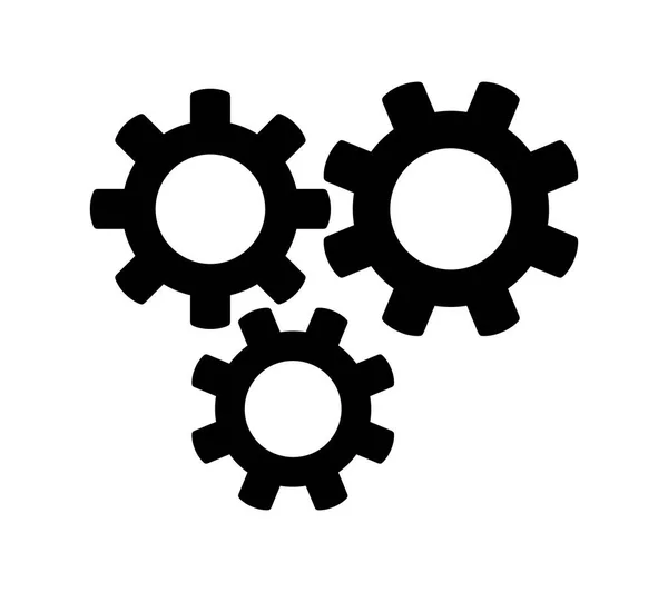 Gears White Background Stock Vector by ©robert6666 631283288