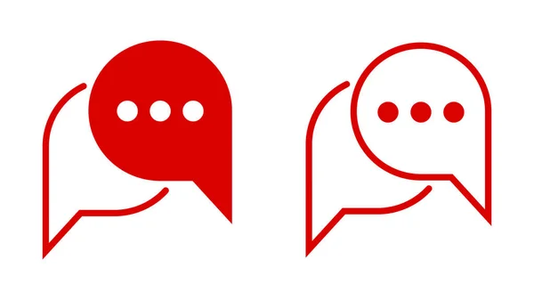 Chat Icon White Background Stock Vector by ©robert6666 631823162